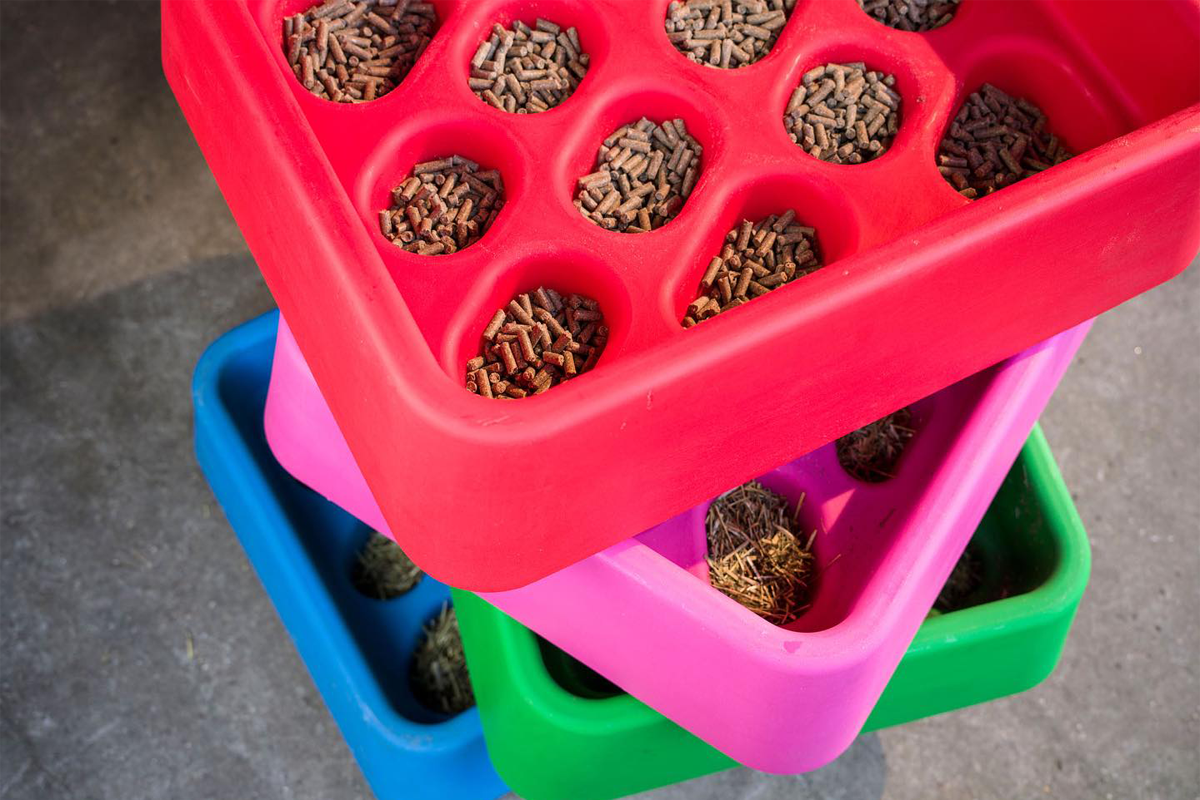 Grad-Dual Feeder – GutzBusta® Slow Feed Hay Nets