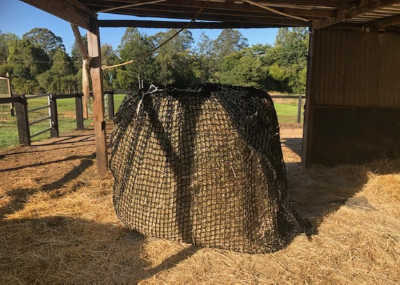Knotless Hay Nets - 3'x4' Round Bale – GutzBusta® Slow Feed Hay Nets